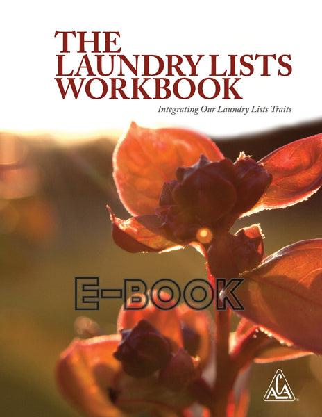 The Laundry Lists Workbook - E-book – ACAWSO
